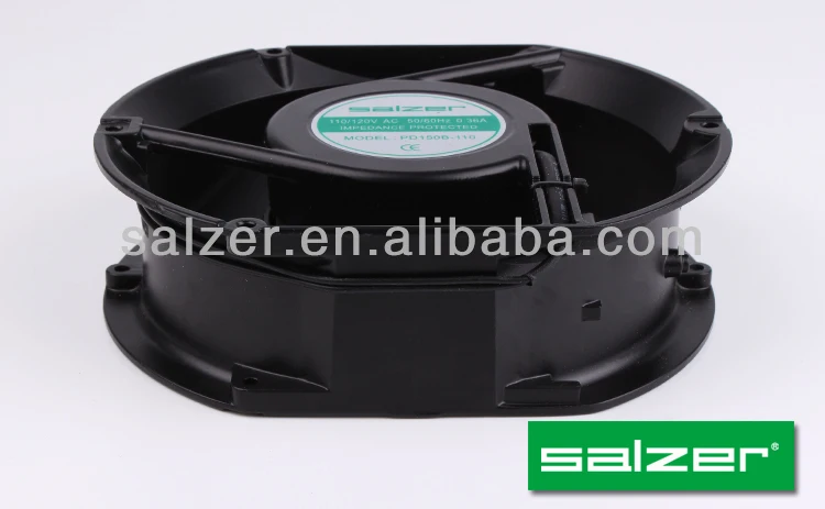 Salzer Pd157b-110 Ac Industrial Axial Flow Fan Ventilation Motor Fan Exhaust Cooling Fan Ball ...