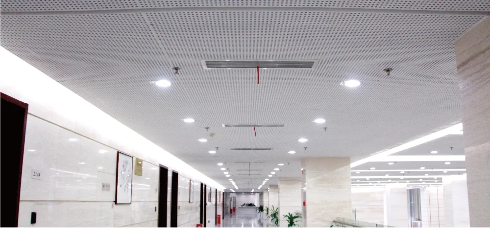 9.5mm Thick Perforated Plaster Plate For Ceiling And Wall Decoration ...