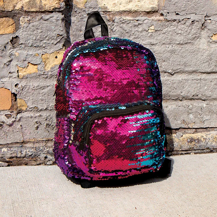 Personalized Sparkly Sequin Backpack Magic Reversible Flip Sequin ...