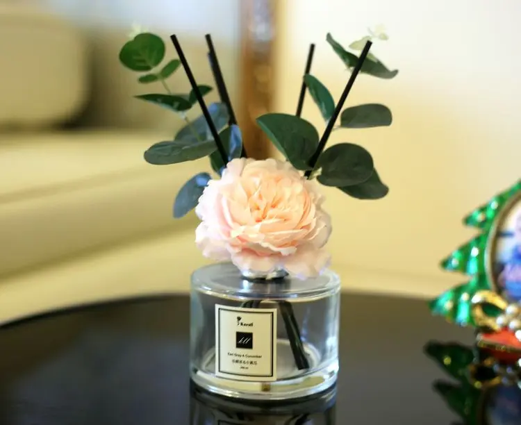 New Design 200ml Reed Diffuser Fragrance Set With Flower - Buy Home ...