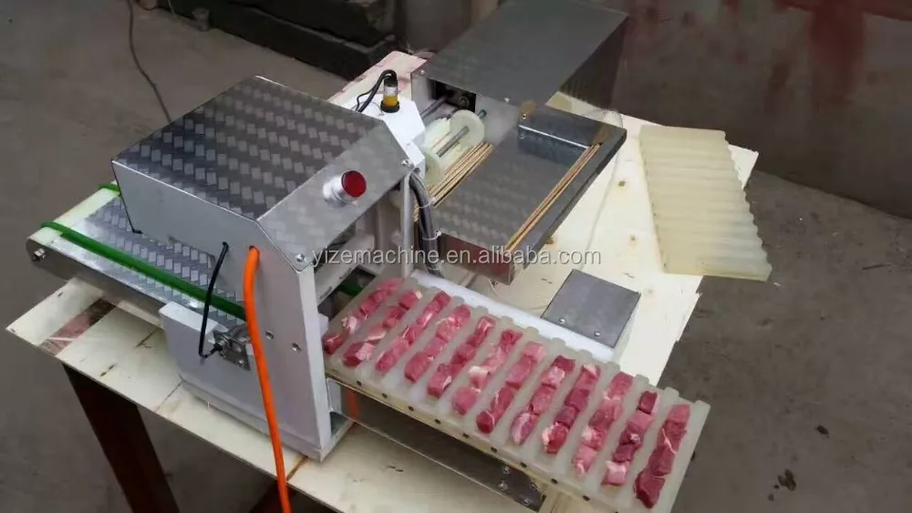 Automatic Meat Bamboo Satay Skewer Seekh Kebab Making Machine - Buy ...