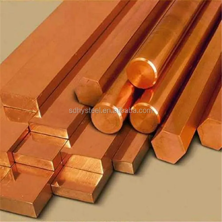 C1100 Copper Bus Bar Ground Copper Rod 16mm Brass Rod Lead-free H59 H62 H65 Ex Factory Price ...