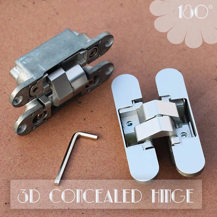 180 Degree Hinges Three Axis Hinge 3 Way Adjustable Concealed Hinges ...