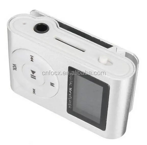 Mini Usb Clip Mp3 / Music Media Player / Lcd Screen Clip Mp3 - Buy ...