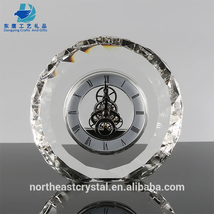 Unique Customized Decorative Gifts Small Crystal Clocks - Buy Small ...