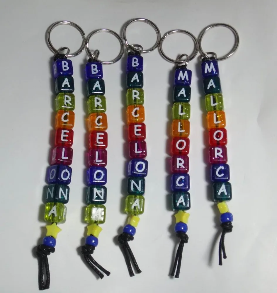 12x12x12mm Vertical Hole Plastic Alphabet Beads Keychain Plastic Single 12x12x12mm-vertical-hole-plastic-alphabet-beads-keychain-plastic-single