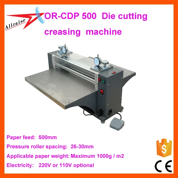OR-CDP500 Manual Die Cutting and Creasing Machine for Sale| Alibaba.com