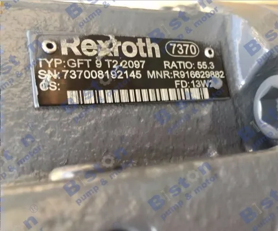 Rexroth Gft9 T2 Travel Motor Gft9t22097 Travel Motor Gft9 Travel Motor ...