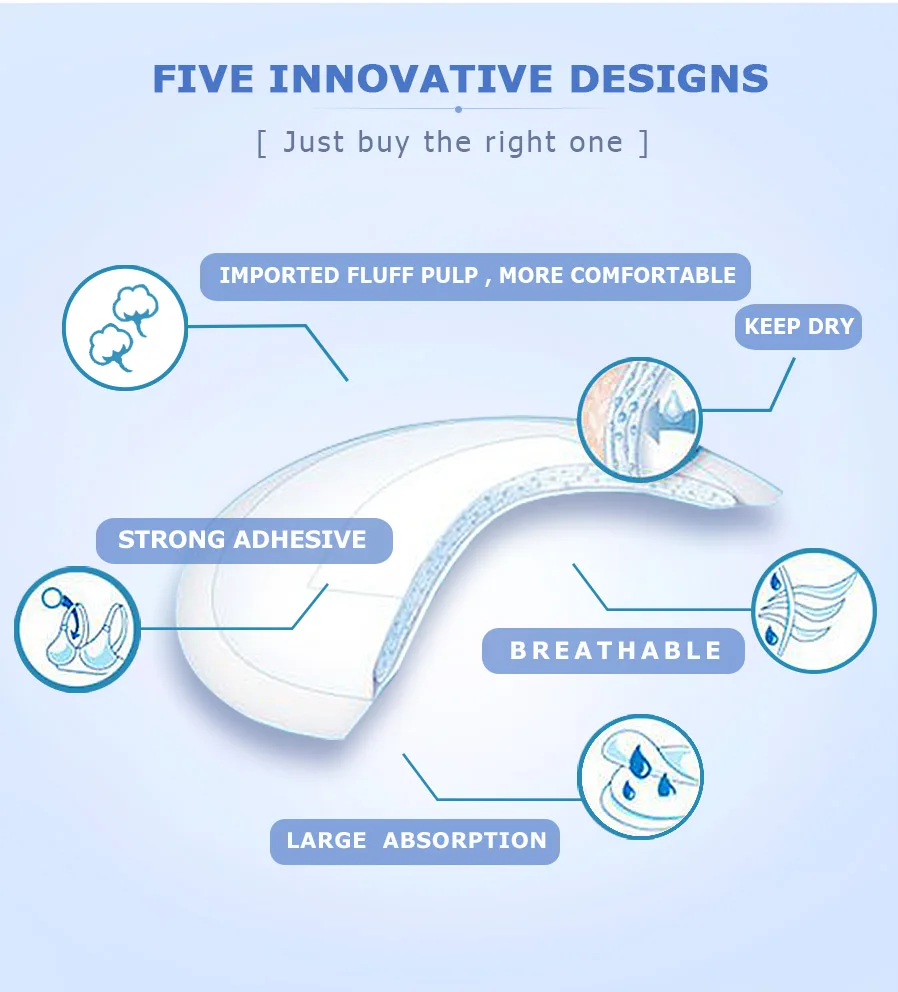 Oem Milk Collection Disposable Breast Pads Breastfeeding Nursing Pad ...