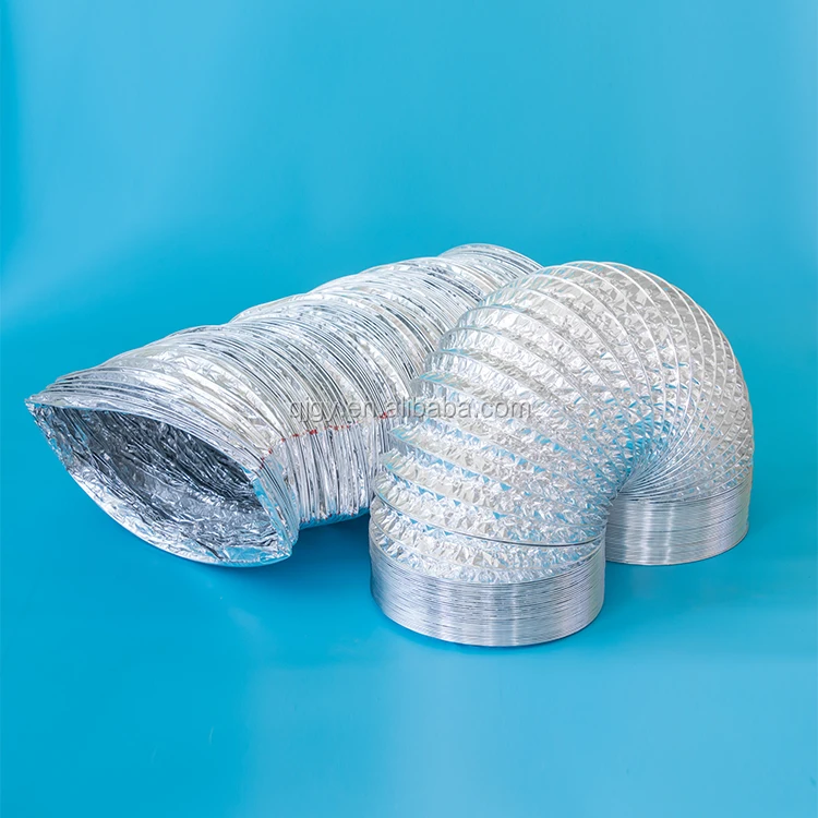 Aluminum Pet Silver Color Rectangular Flexible Duct - Buy Rectangular ...