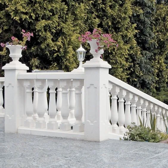 Stone Railing Balustrades - Elegant Handrails for Terraces