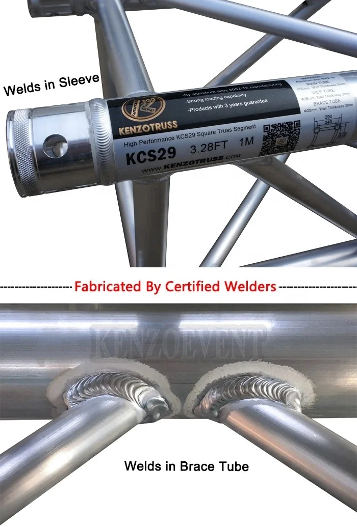 Professional Chauvel Goal Post Truss Kit - Aluminum DJ Lighting Truss