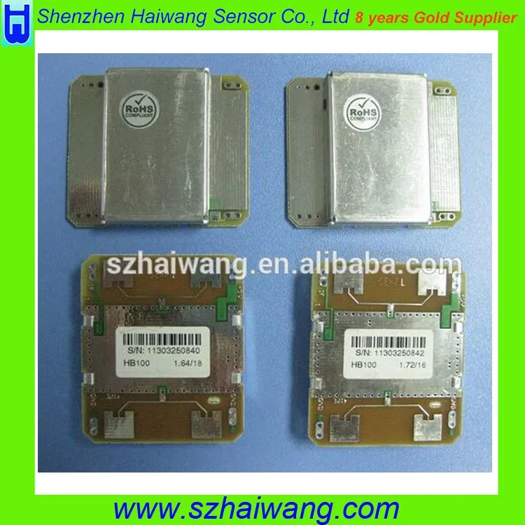 Hb100 마이크로 웨이브 도플러 레이더 무선 모듈 모션 센서 Hb100 10.525 천헤르쯔 레이더 탐지기 - Buy 10. ...