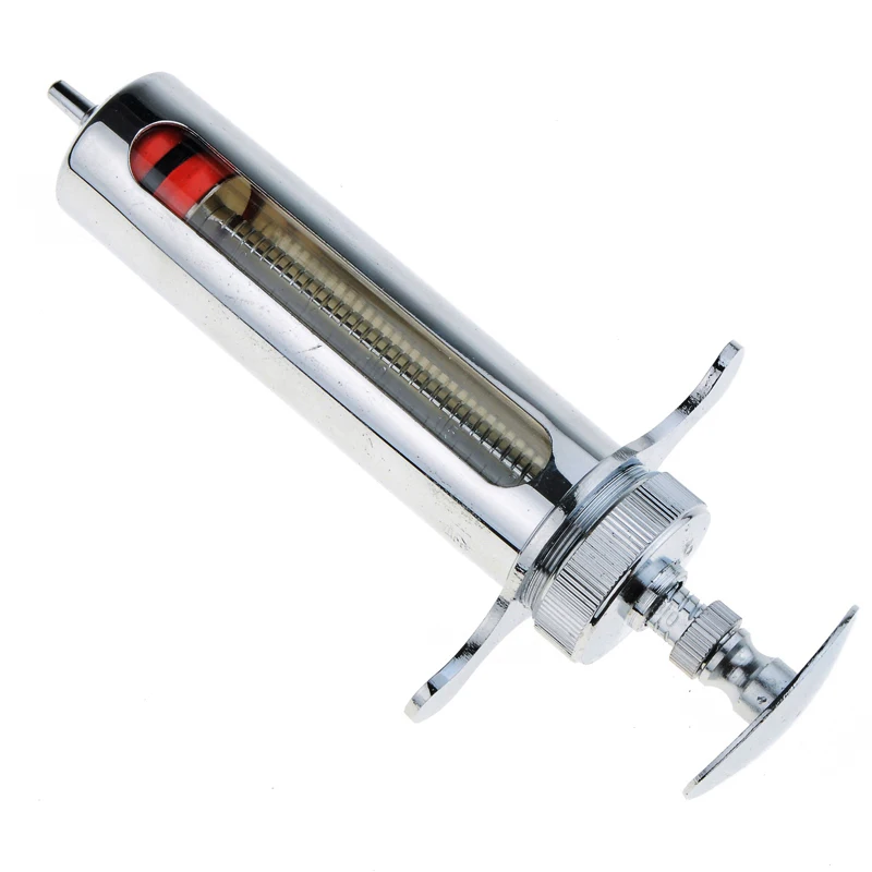 Veterinary Instruments,Copper Veterinary Syringe,Cow Metal Syringe ...