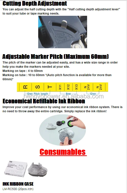 Max Tube Marking Machine Electronic Lettering Machine Max Letatwin Lm ...
