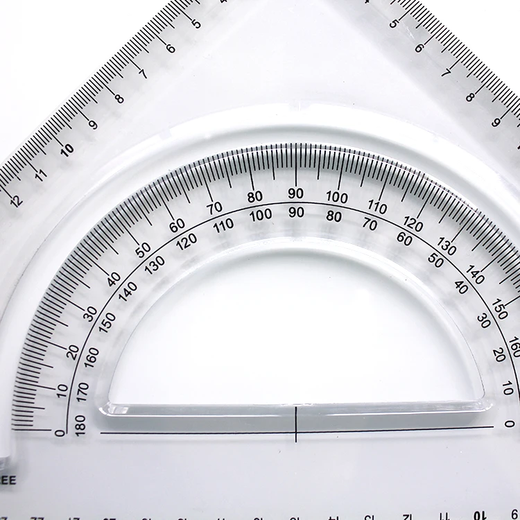 Triangle Ruler Square Set 30/60 And 45/90 Degrees Set Of 2 30cm - Buy ...