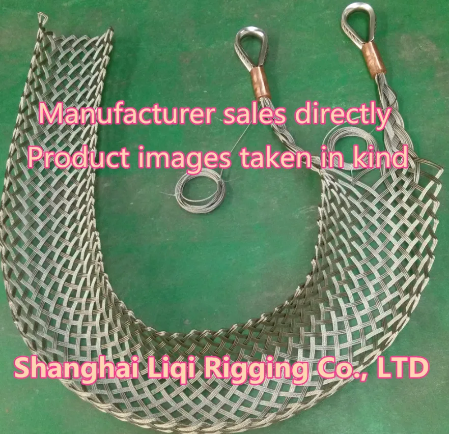 Steel Wire Rope Cable Mesh Sock Grip - Buy Cable Sock Cable Pulling ...