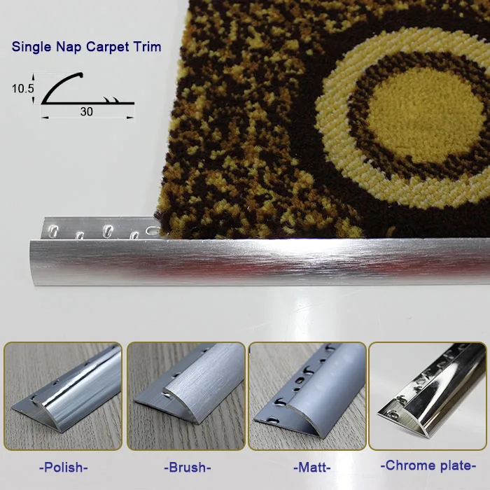 Elegant Metal Aluminum Carpet Edge Trim With Durable Grippers - Buy ...