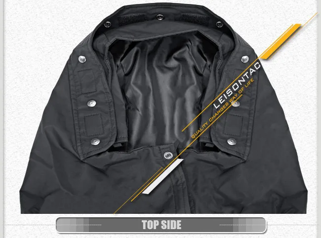 Many Pockets Hook Loop Fastener Closure Design Field Jacket Military ...