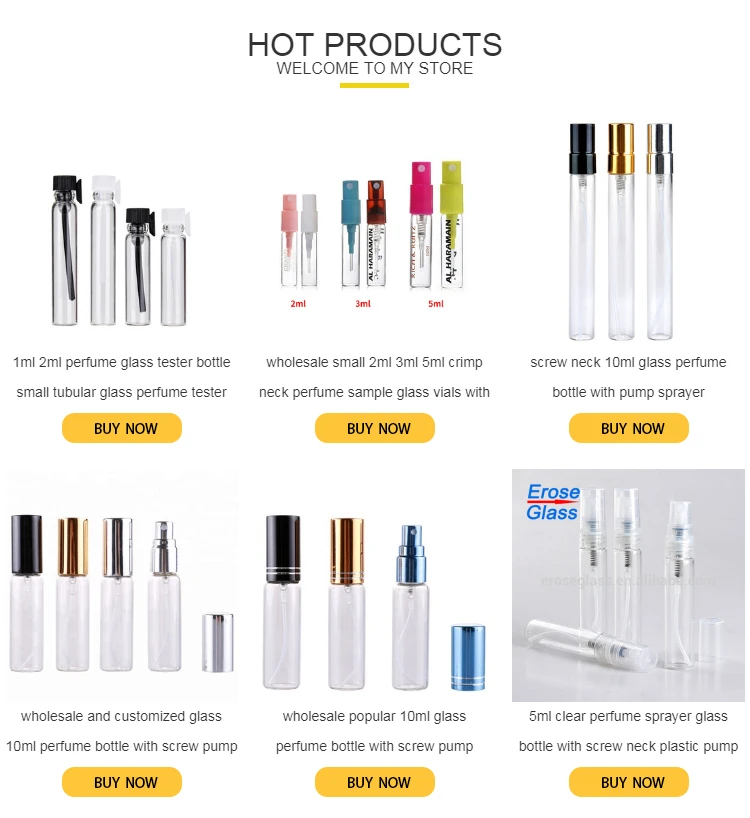1ml 2ml Perfume Glass Tester Bottle - Essential Oil Packing 1ml 2ml Perfume Glass Tester Bottle - Essential Oil Packing