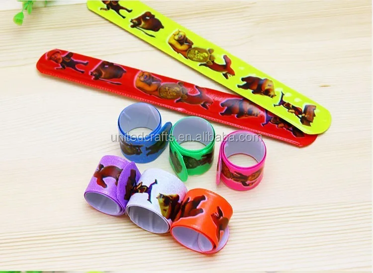 Customized Reflective Slap Bands Cartoon Kids Slap Bands Reflective ...