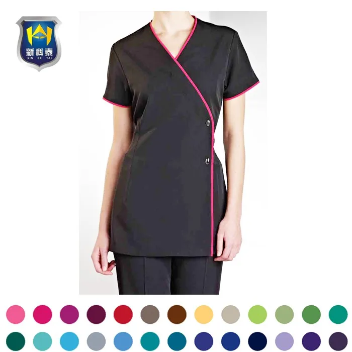 Best Seller Beauty Tunics Styles Nail Salon Uniform Thai Spa Uniform Buy Salon And Spa Uniform