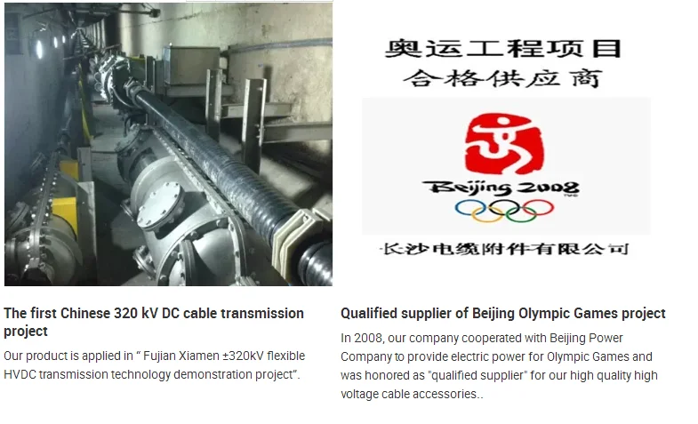 Changlan Cold Shrink Termination & Jointing Kits for XLPE Cables