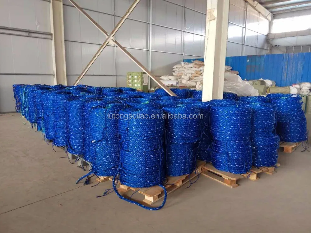 Blue And White Color 3 Strand Polypropylene Pp Rope - Buy Pp Rope ...