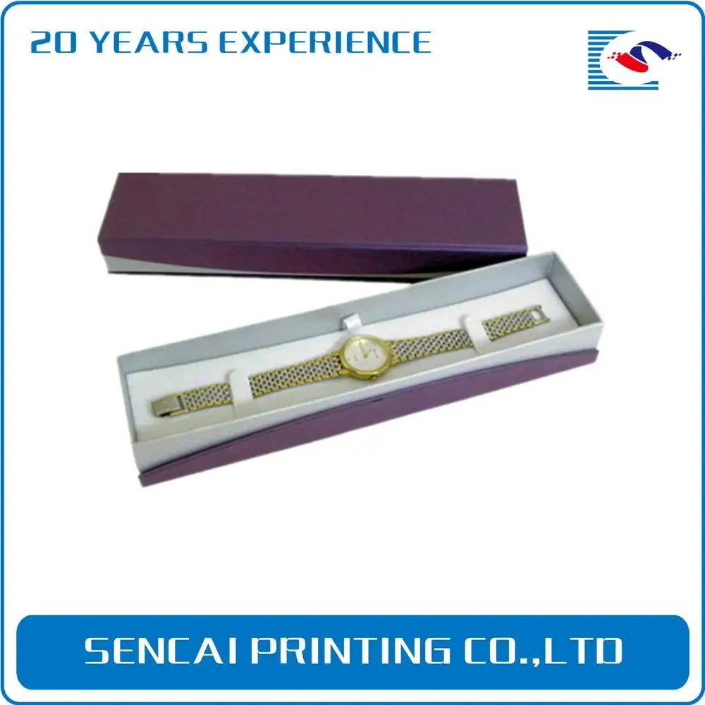 Luxury Cardboard Black Drawer Watch Strap Packaging Box with Ribbon ...