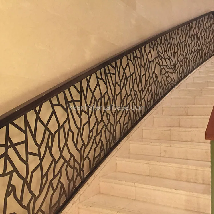 Modern Design Decorative Powder Coated Cast Aluminum Stair Railing ...
