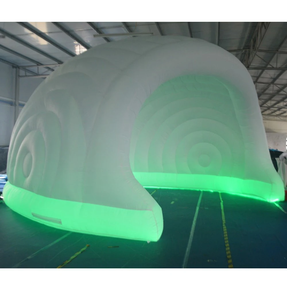 Inflatable Igloo Tent with LED Lights - Best Price for Rental