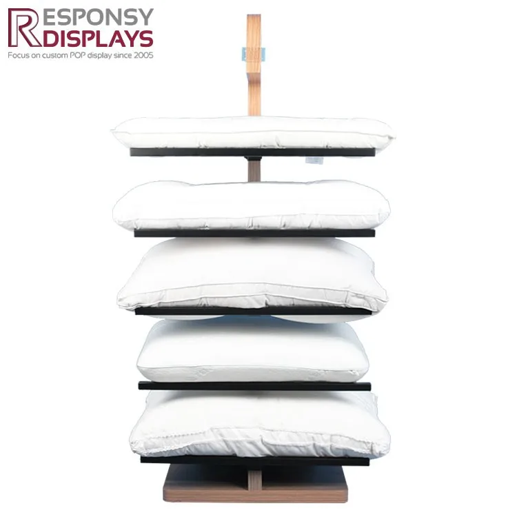 Creative Throw Pillow Display Racks - Customizable Designs