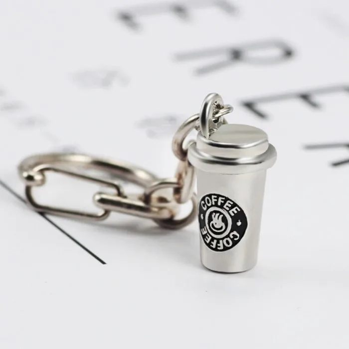 Cup Keychain - Unique Metal Keychain for Gift & Promotion