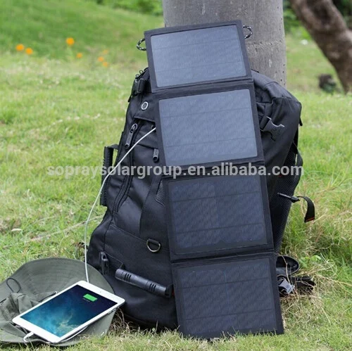 Portable Wallet Solar Charger - Efficient Travel Solution