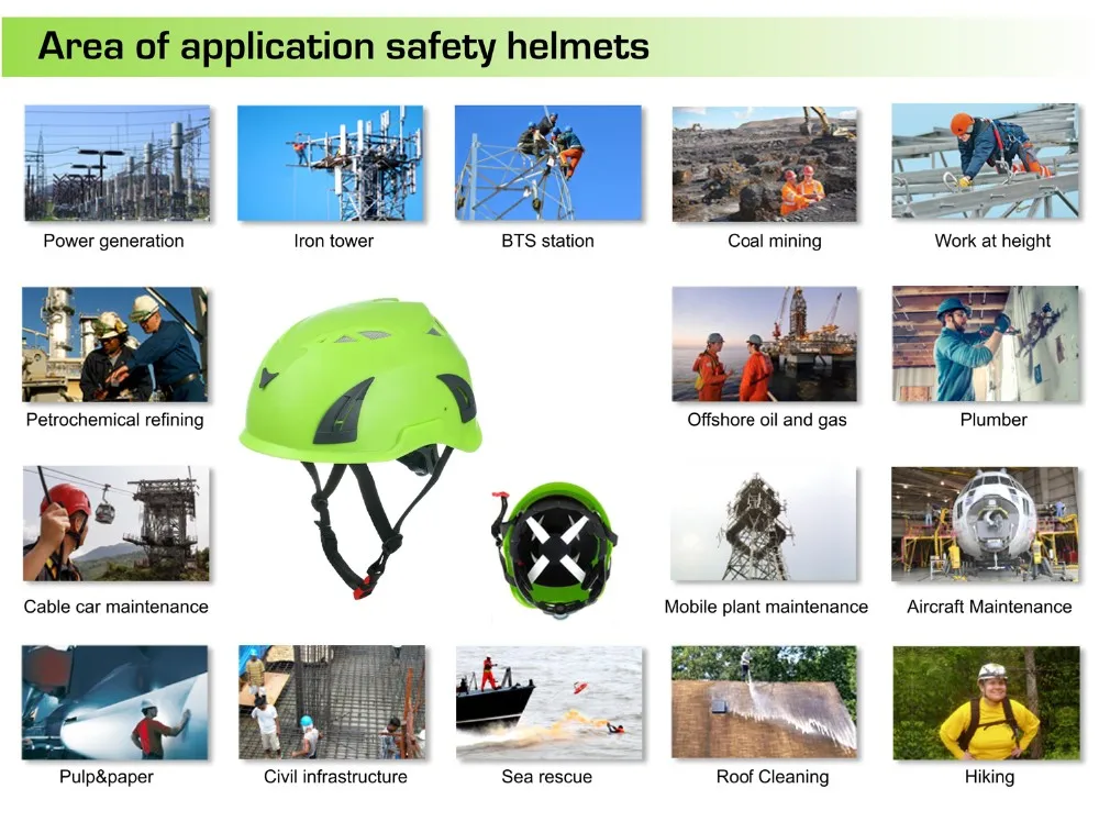 EN397 Safety Helmets - Aurora's Working at Height Helmets