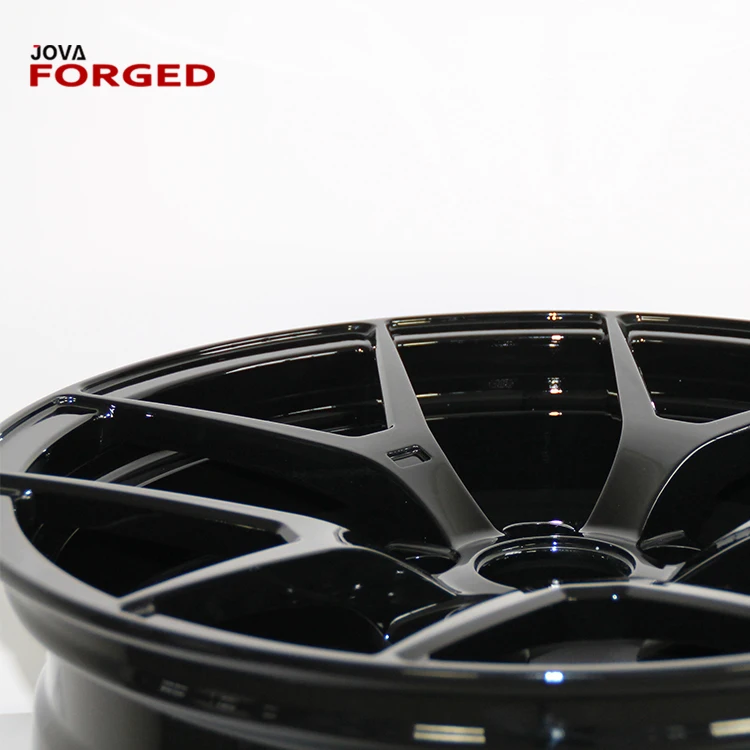 Glossy Black Concave Monoblock Forged Rims 15 16 17 Inch 5/114 - Buy ...