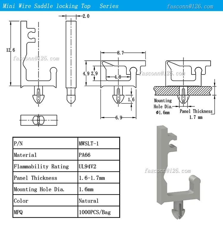 Wire Saddles Top / Side Entry - Secure and Versatile Clamps