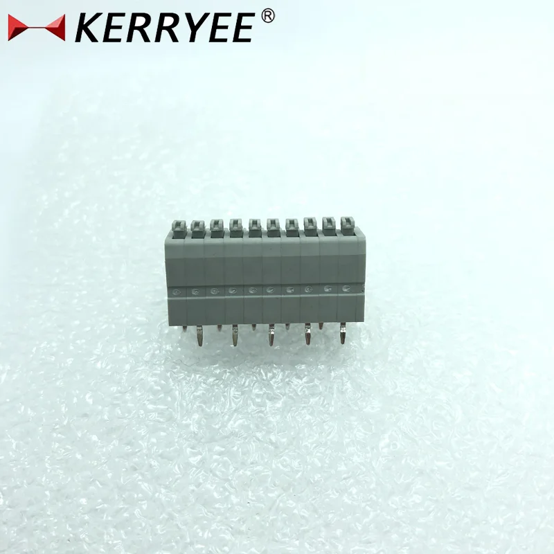 10p 2.5mm 250 Grey Screwless Spring Terminal Block A Type - Buy ...