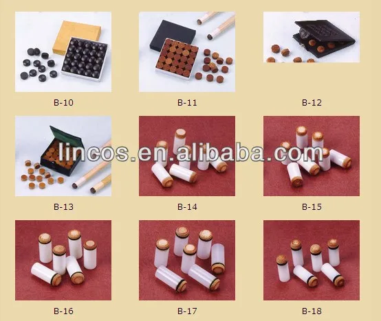 13mm Black Color Buffalo Billiard Pool Cue Tips For Italy - Buy Pool ...