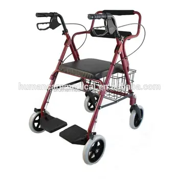 Remote Control Walker With Seat And Footrest And 4 Wheel - Buy Remote ...