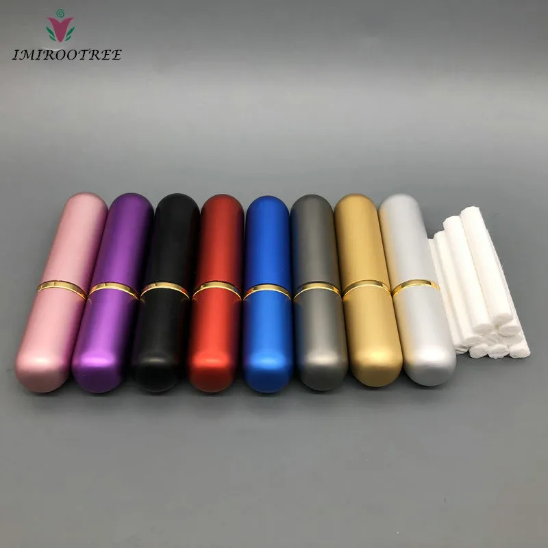 2019 Hot Wholesale 8 Color Diy Aluminum Blank Nasal Inhaler Sticks ...