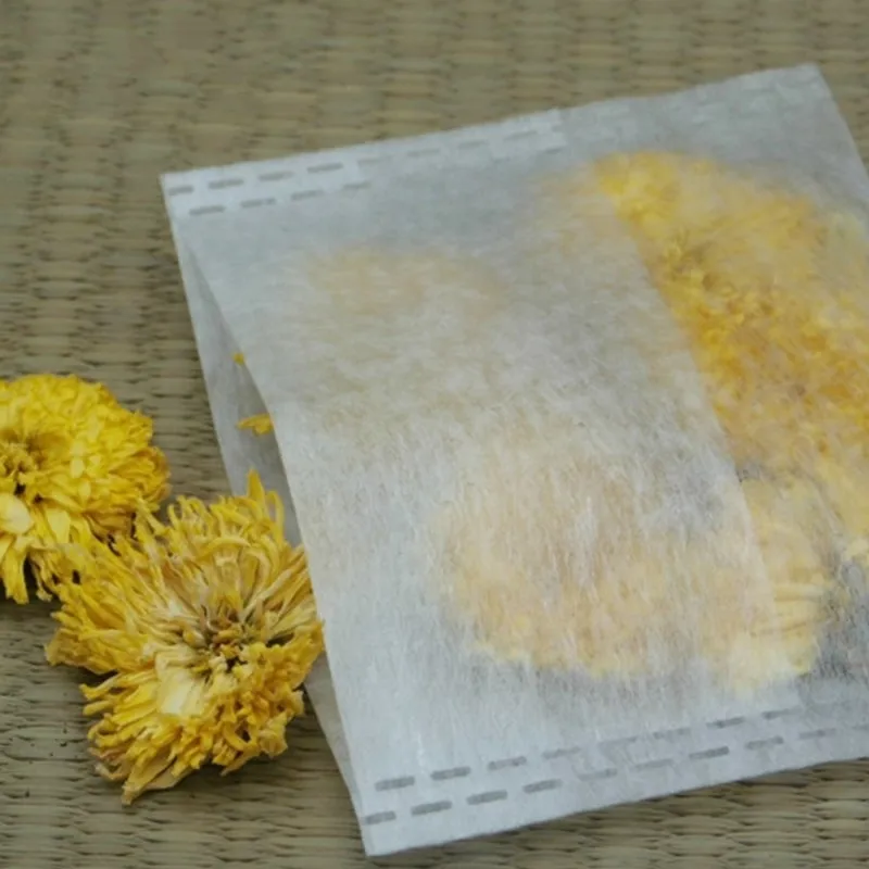 Biodegradable Tea Packaging - Empty Fold Corn Fiber Tea Bag