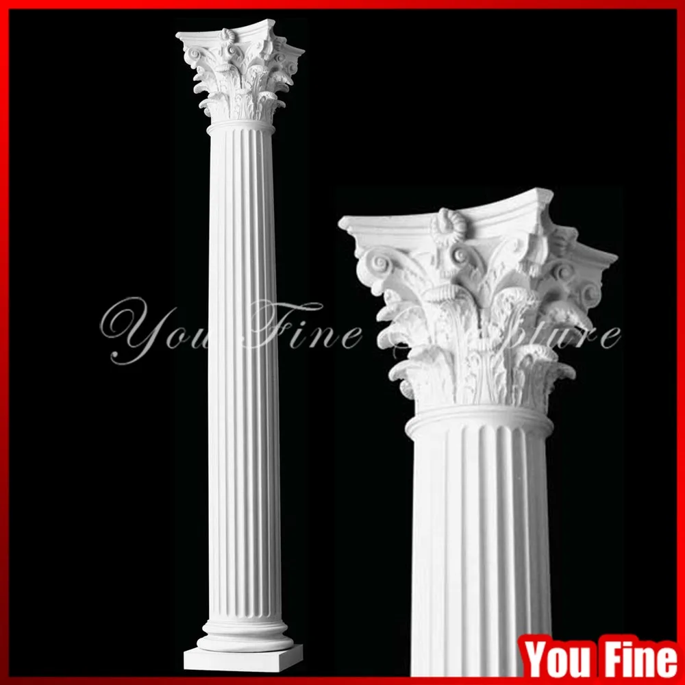 Roman Marble Column Gate Pillar Design - Buy Gate Pillar Design,Marble ...