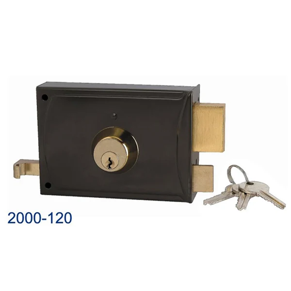 2000-120 Angola Rim Lock - High Security Gate Lock for Iron Doors in ...