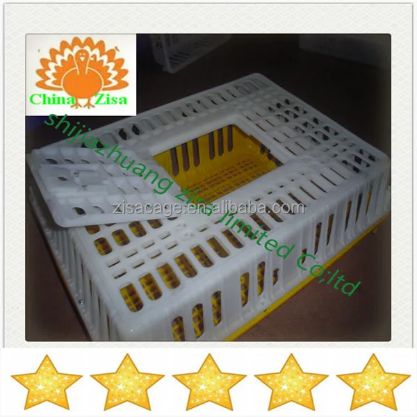 White With Orange Color Plastic Chick Transport Cage Crate - Buy Chick ...