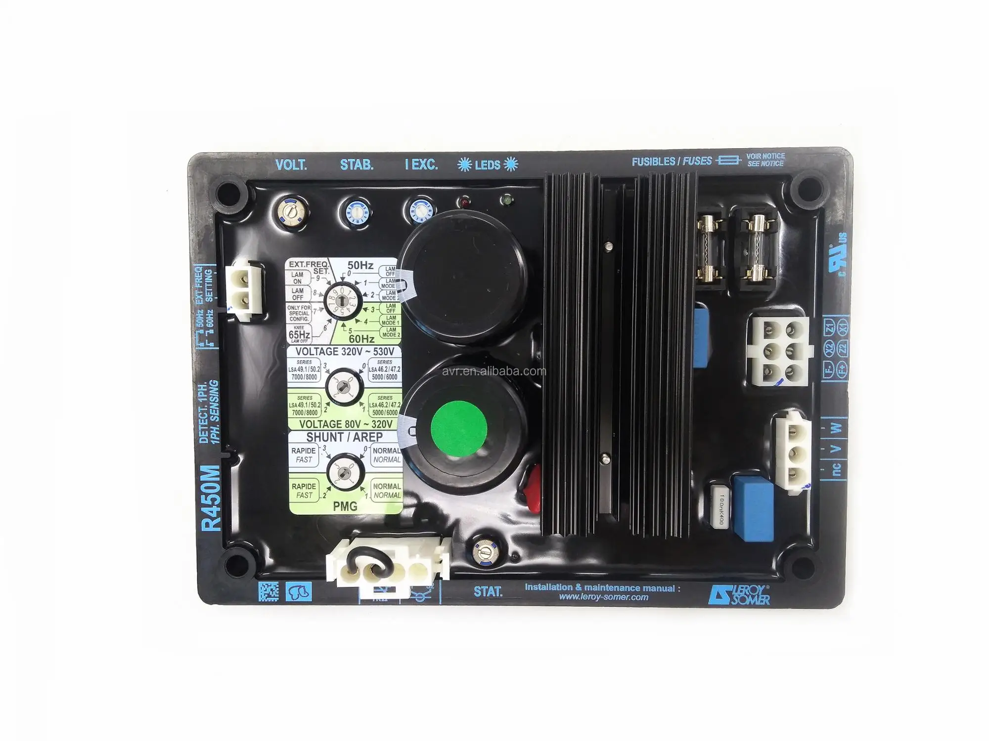 Leroy Somer AVR R450M - Reliable Generator Regulator