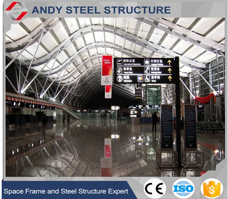 Curved Truss Roof - Durable Steel Structure for Airports