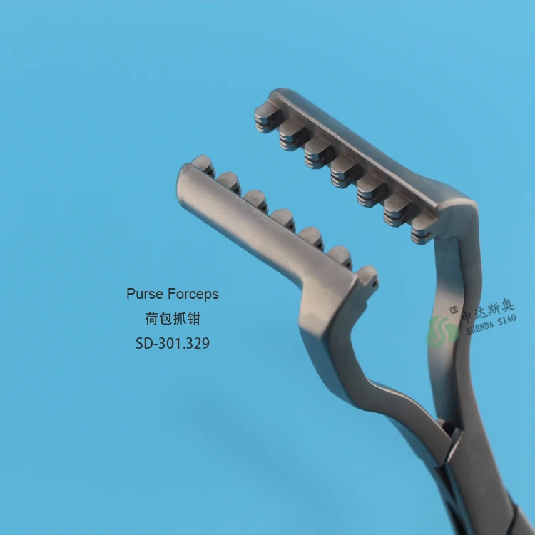 Reusable Purse String Suture Clamp Purse Surgical Instruments Equipment Laparoscopic Purse