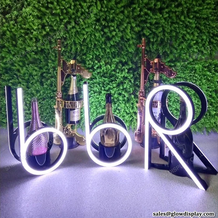 Rechargeable Led Illuminated Vip Alphabet Letters Champagne Bottle ...