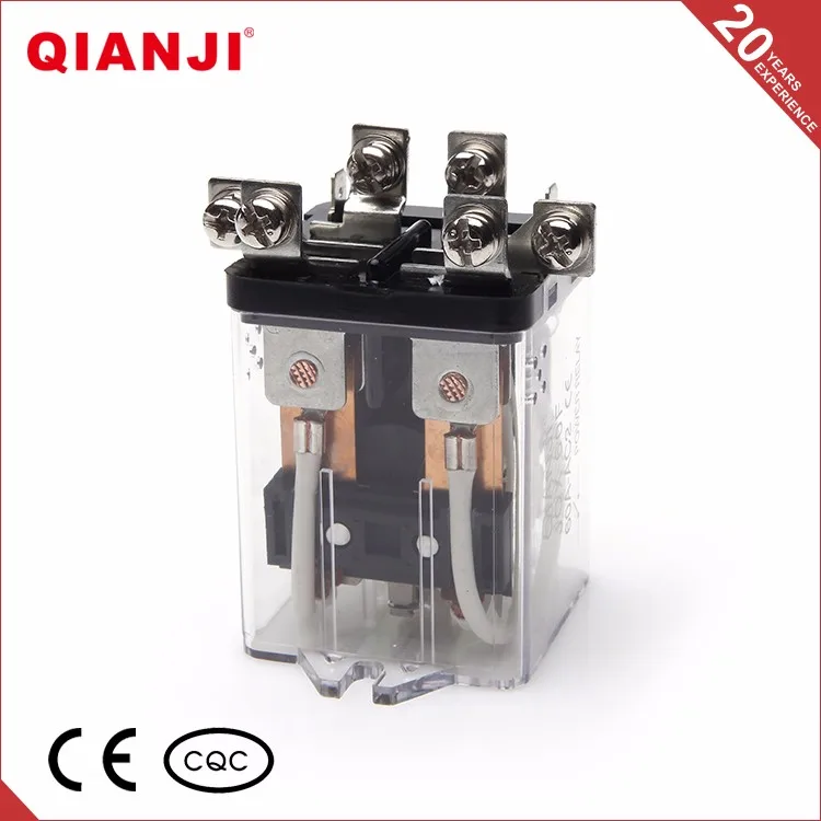 Qianji 60 Ampere Power Relay High Power 60a Relay Jqx-60f 2z 12v 24v ...